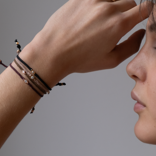 14k diamond friendship bracelet – Vivien Frank Designs