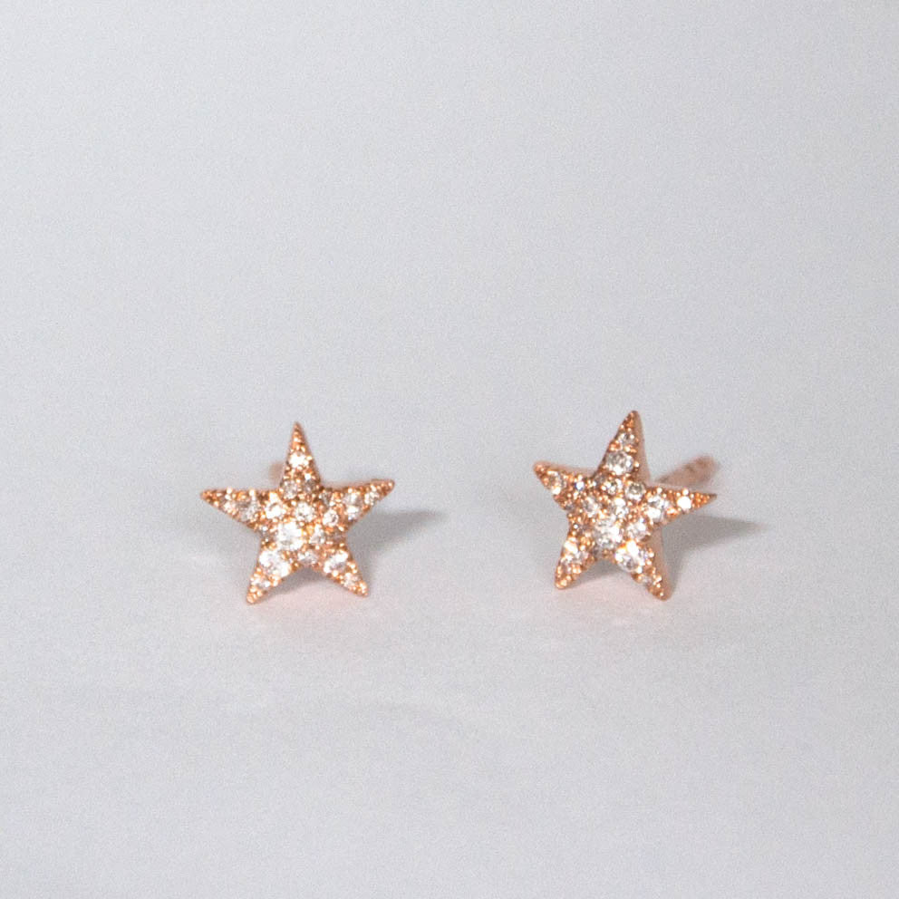 Diamond Star earrings – Vivien Frank Designs